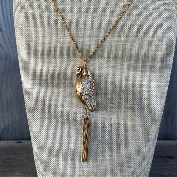 kate spade | Jewelry | Kate Spade Out Of Office Parrot Locket Necklace ...